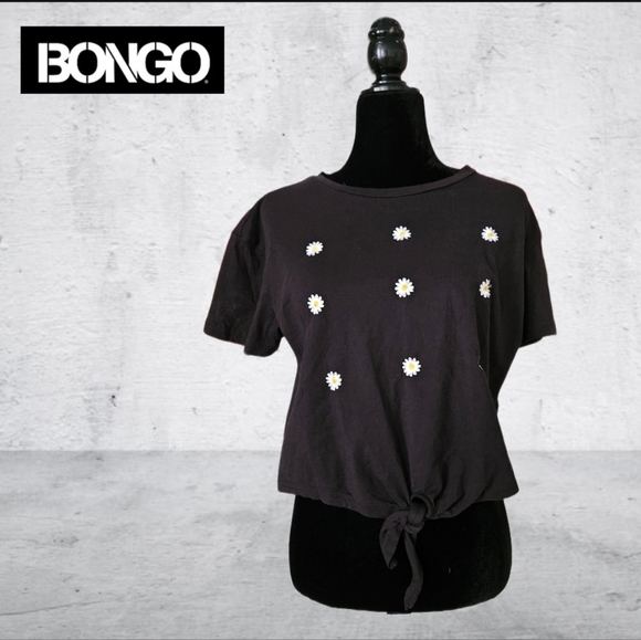 BONGO | Tops | Bongo Daisy Flower Front Tie Top | Poshmark
